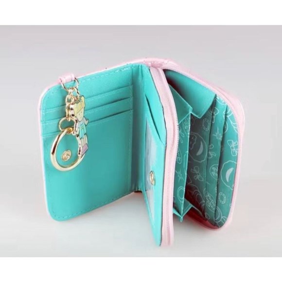 polly pocket | Bags | Polly Pocket Pink Quilted Zip Wallet New | Poshmark